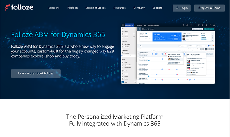 Folloze - Dynamics 365 | Folloze