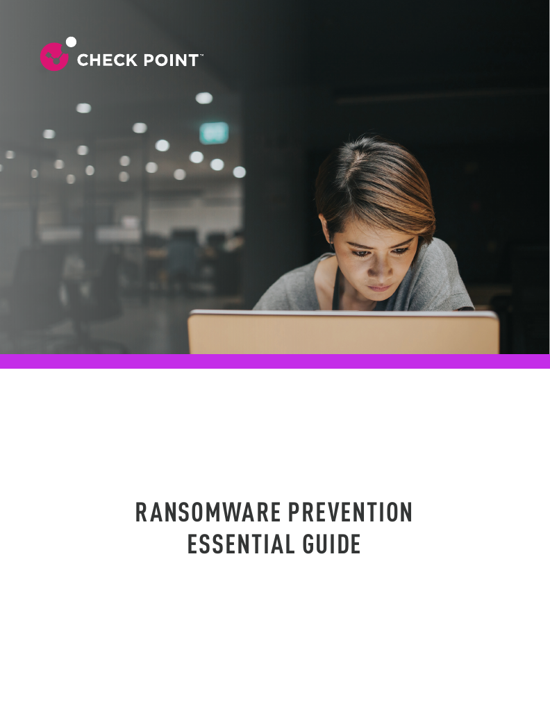 Solution Brief | Ransomware Essential Guide | Check Point Software