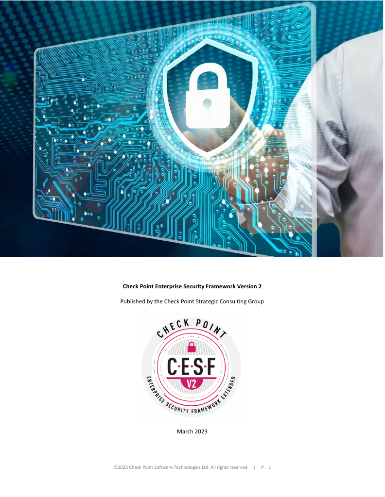White Paper | Check Point Enterprise Security Framework V2 | Check ... White Paper | Check Point Enterprise Security Framework V2 | Check ...