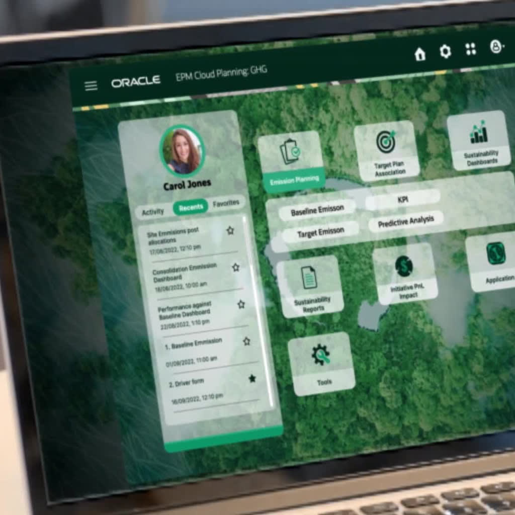 Oracle Esg Platform Get Control Of Your Sustainability