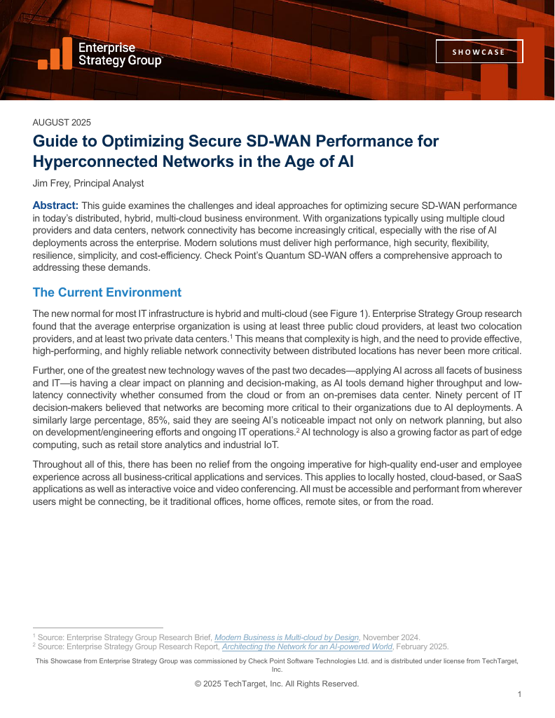 Buyer's Guide to Optimizing Secure SD-WAN Performance for Hyperconnected Networks in the Age of ...