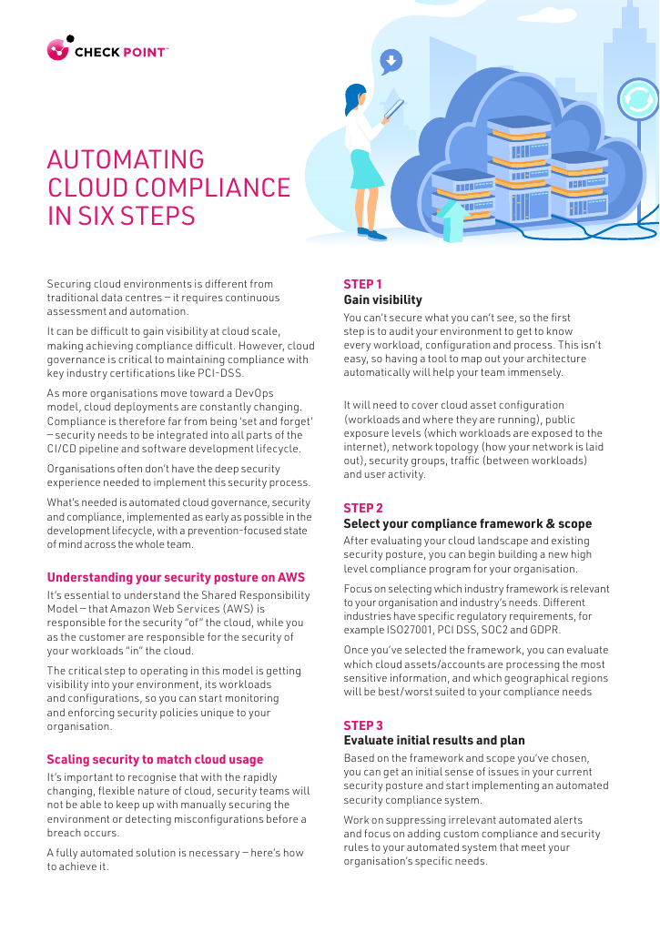 Automating Cloud Compliance in Six Steps | Check Point Software