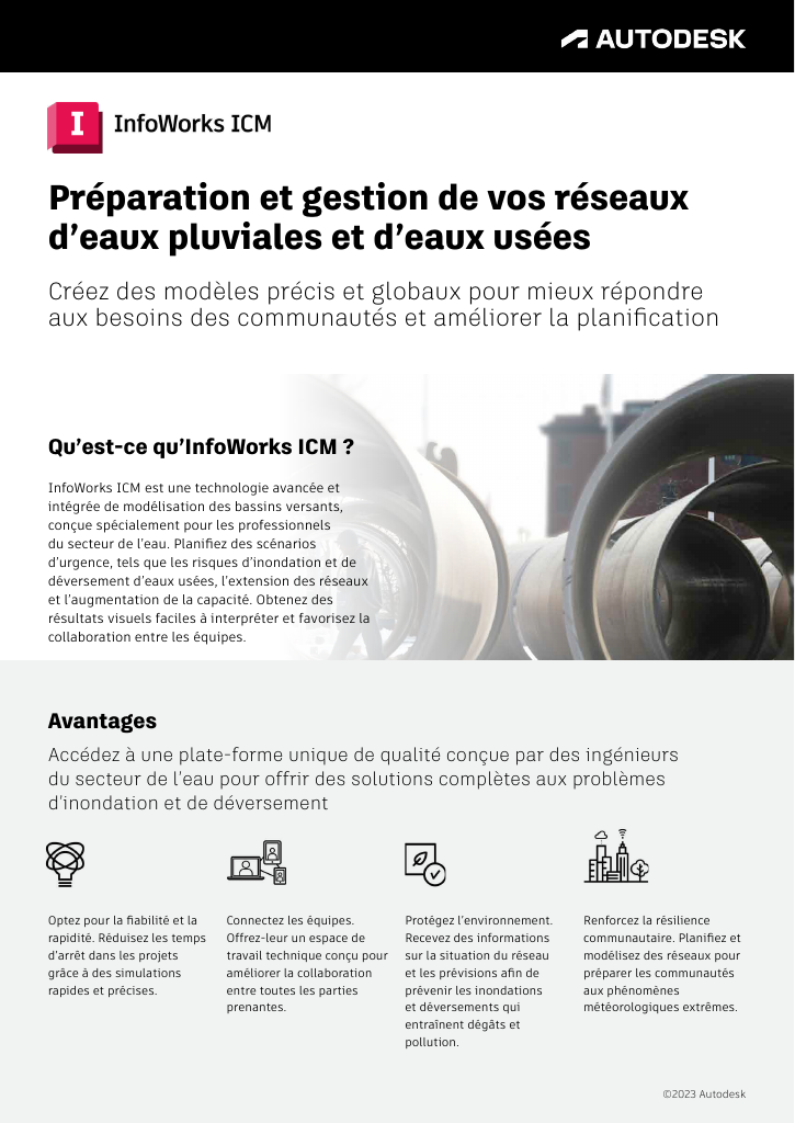 Brochure InfoWorks ICM | Autodesk