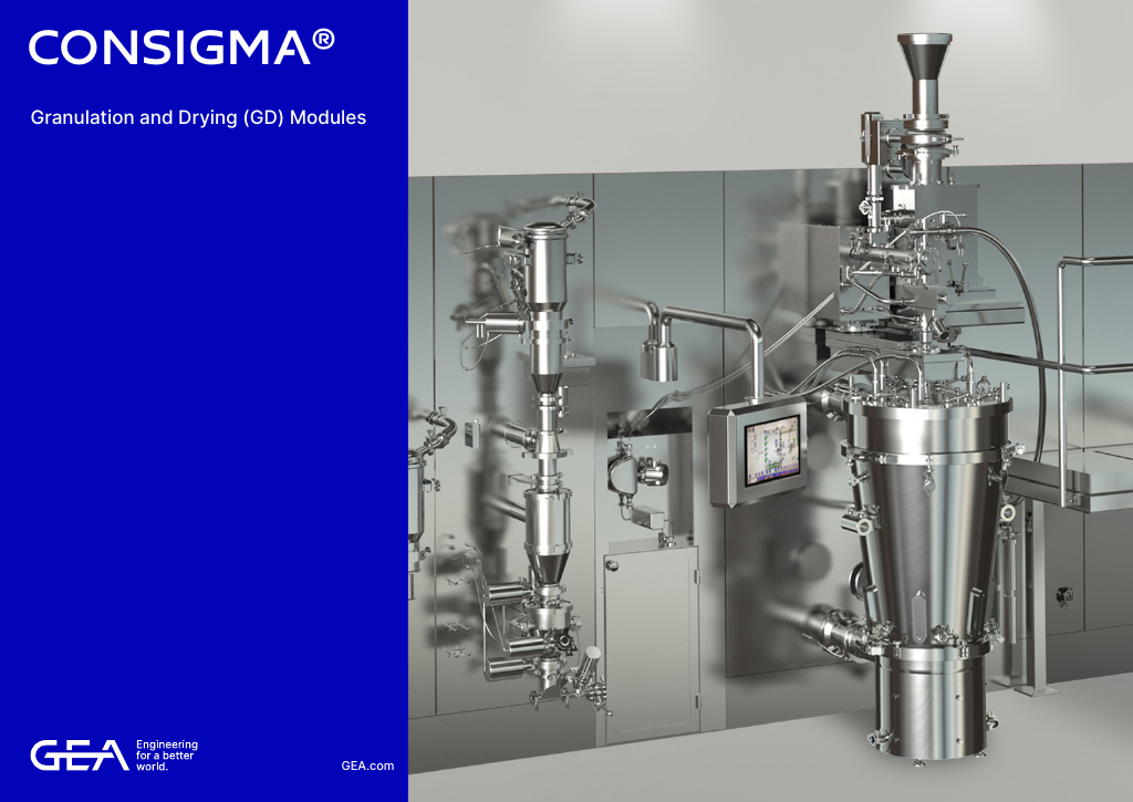 ConsiGma: Granulation and Drying (GD) Modules. | gea.com