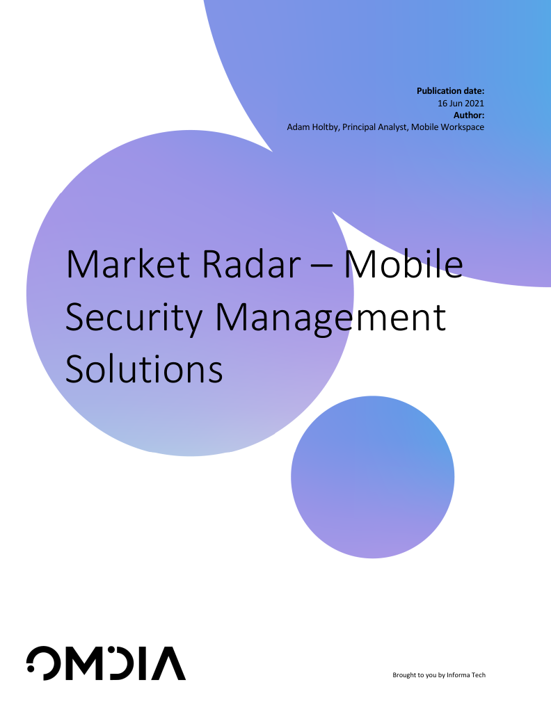 Report | Market Radar – Mobile Security Management Solutions | Check ...