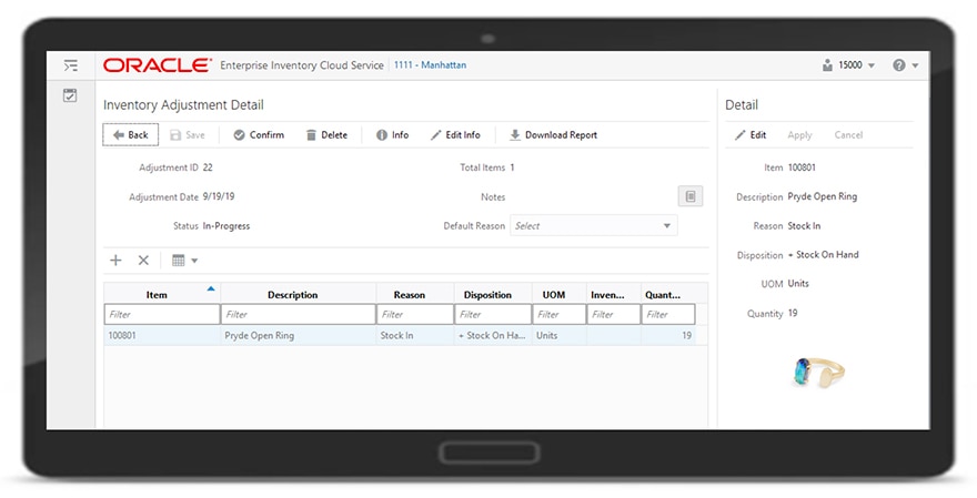 Oracle Retail Store Inventory Operations | Oracle