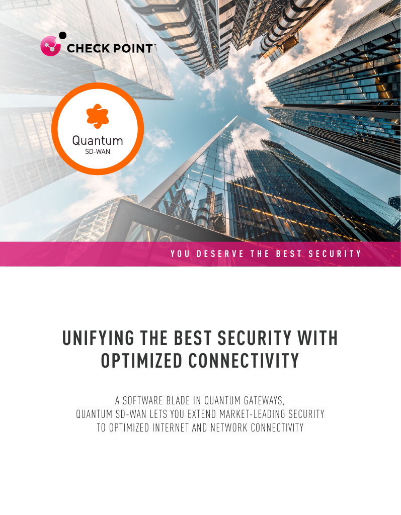 Quantum SD-WAN Datasheet | Check Point Software