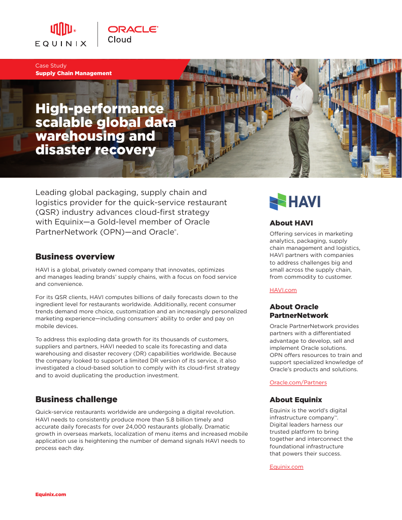 High-performance scalable global data warehousing and disaster recovery ... High-performance scalable global data warehousing and disaster recovery ...