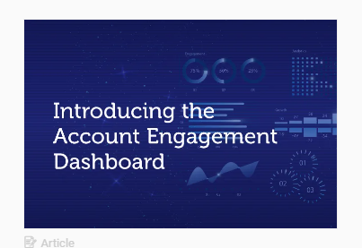Introducing the Account Engagement Dashboard | Folloze