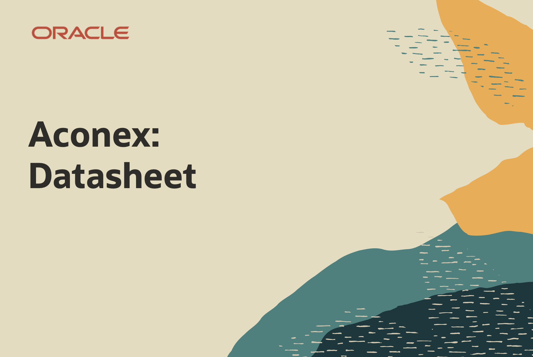 Aconex Data Sheet | Oracle