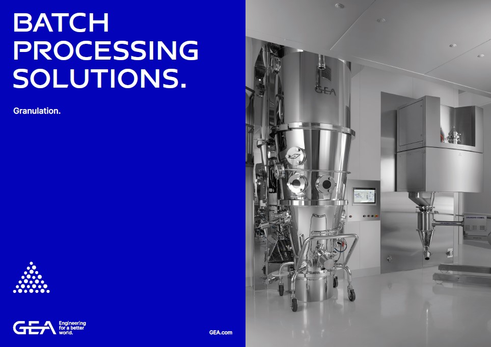Batch Granulation. | gea.com