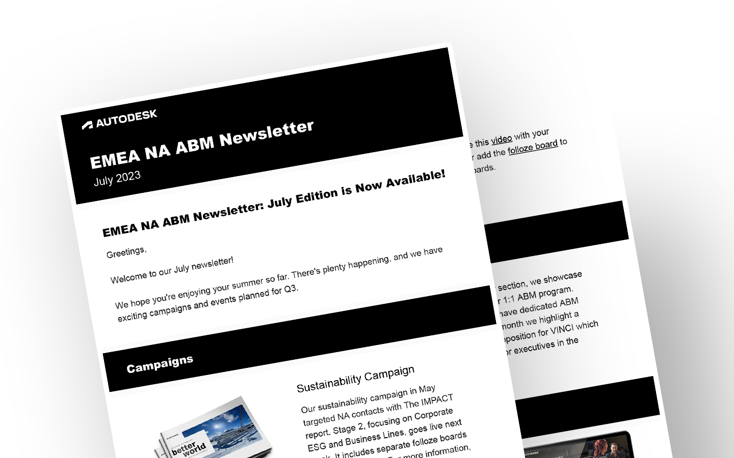 EMEA NA ABM Newsletter #5 – July 2023 | Autodesk