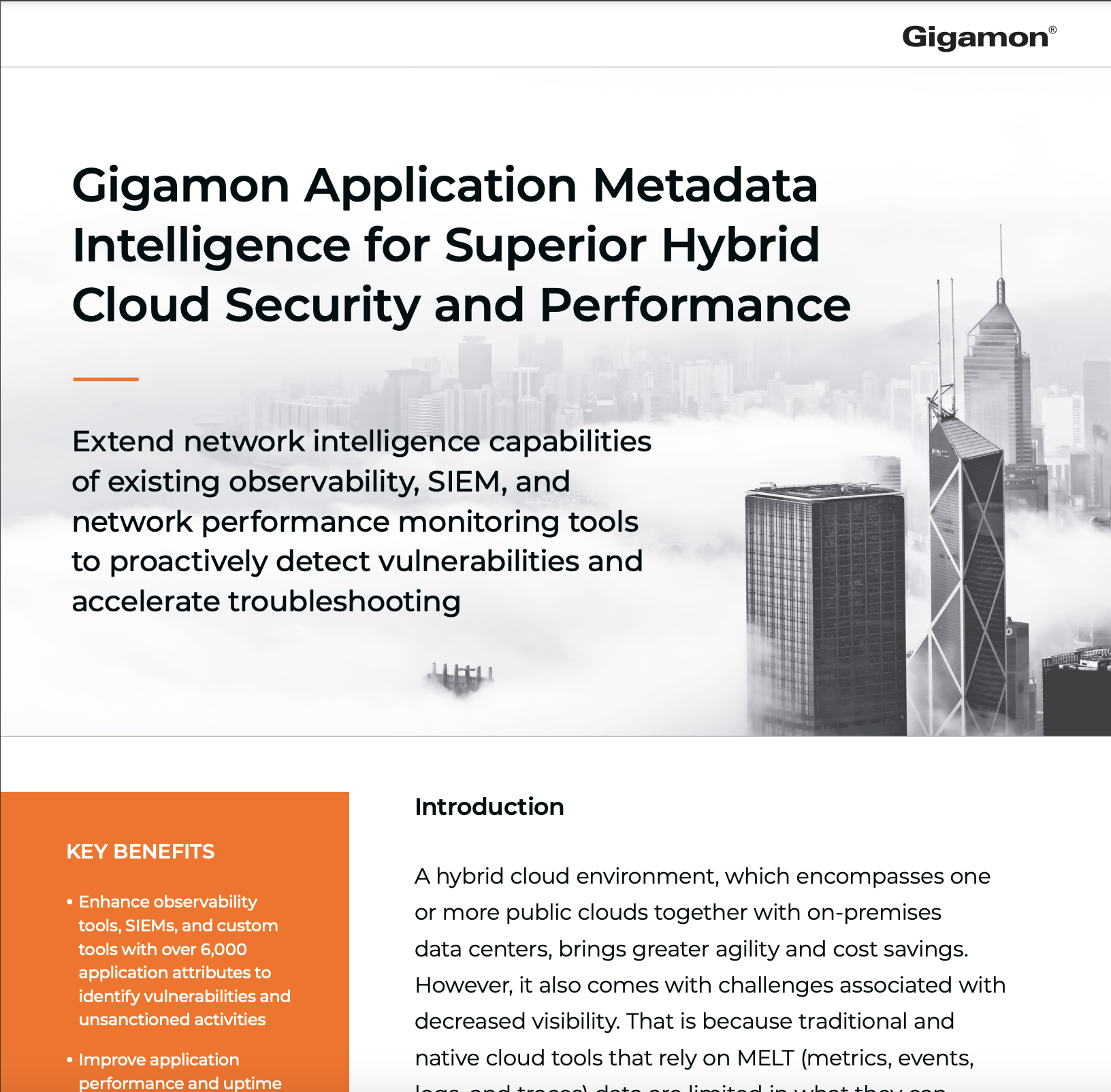 Gigamon Application Metadata Intelligence for Superior Hybrid Cloud ... Gigamon Application Metadata Intelligence for Superior Hybrid Cloud ...