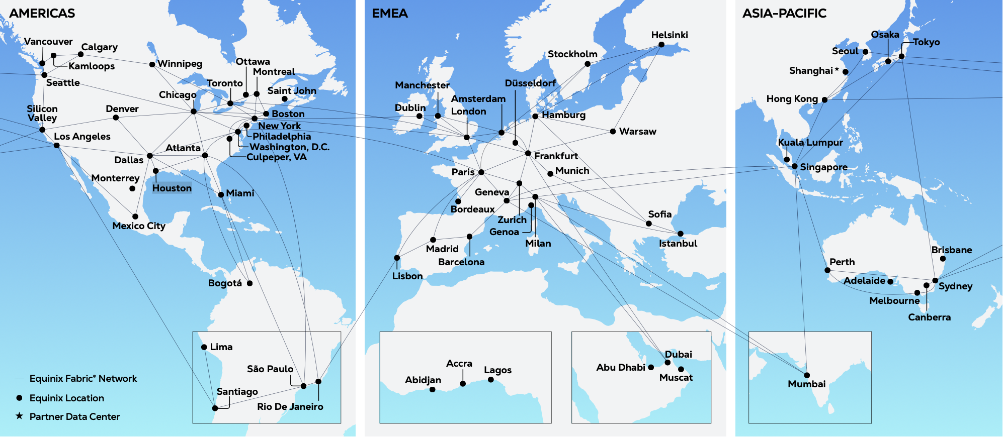 Equinix Data Centers World Map | Equinix