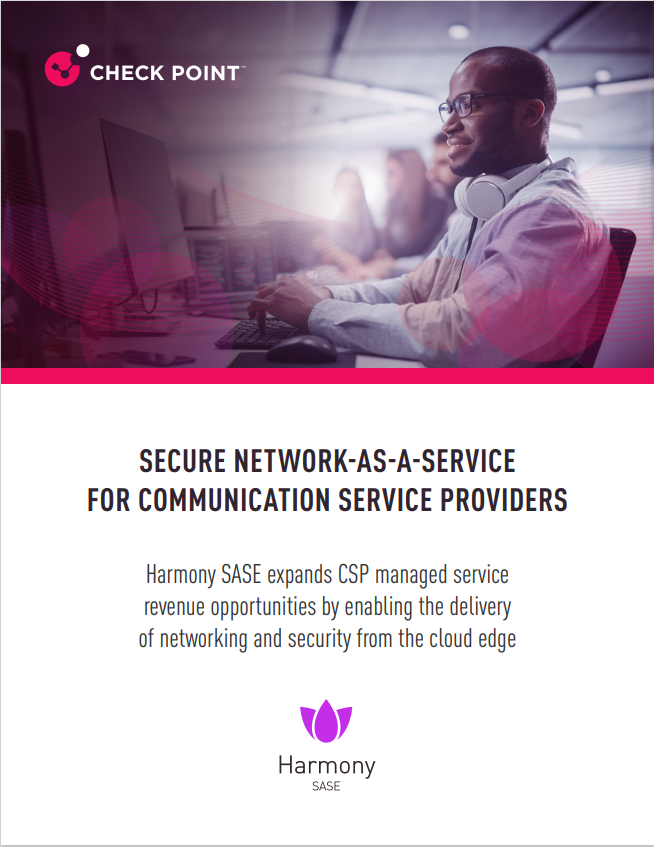 Solution Brief | Harmony SASE for Communication Service Providers | Check Point Software