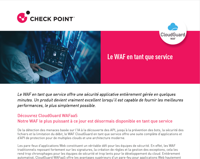 Brief solution | Brief solution CloudGuard WAF | Check Point Software Brief solution | Brief solution CloudGuard WAF | Check Point Software