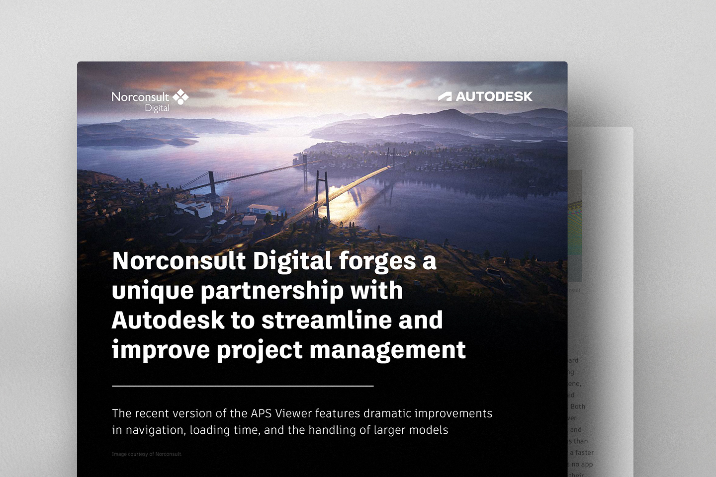 Norconsult Digital forges a unique partnership with Autodesk to ...