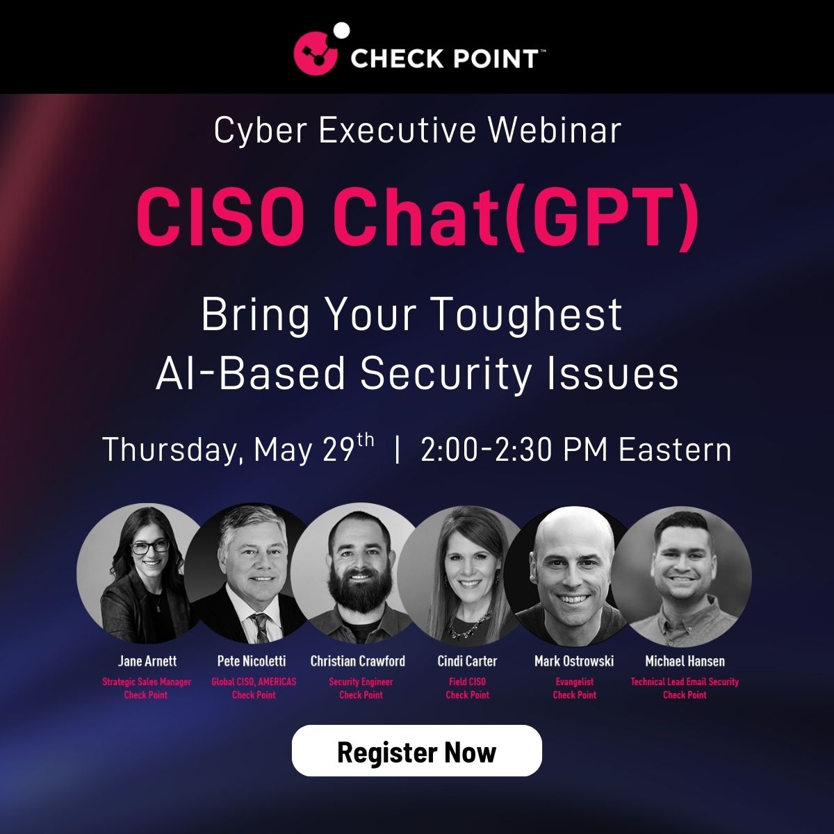 CISO Chat(GPT): Bring Your Toughest AI-Based Security Issues | Check Point Software