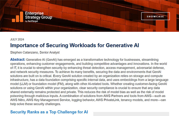 Analyst Paper | Importance of Securing Workloads for Generative AI | Check Point Software