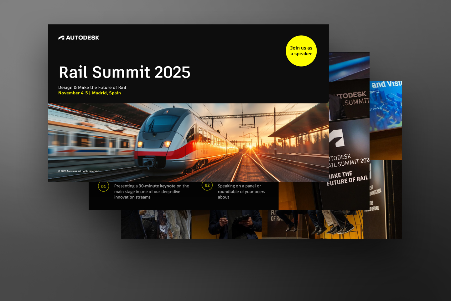 Autodesk Rail Summit 2025 | Speaker guide | Autodesk