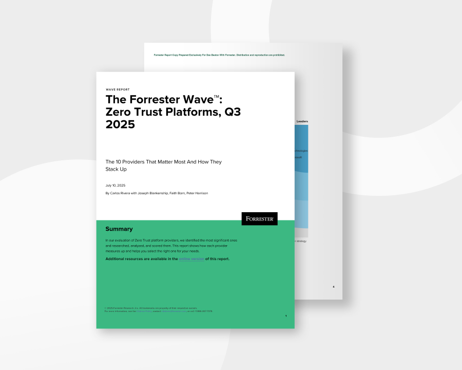 Forrester Wave™ Zero Trust Platforms 2025 | Check Point Software