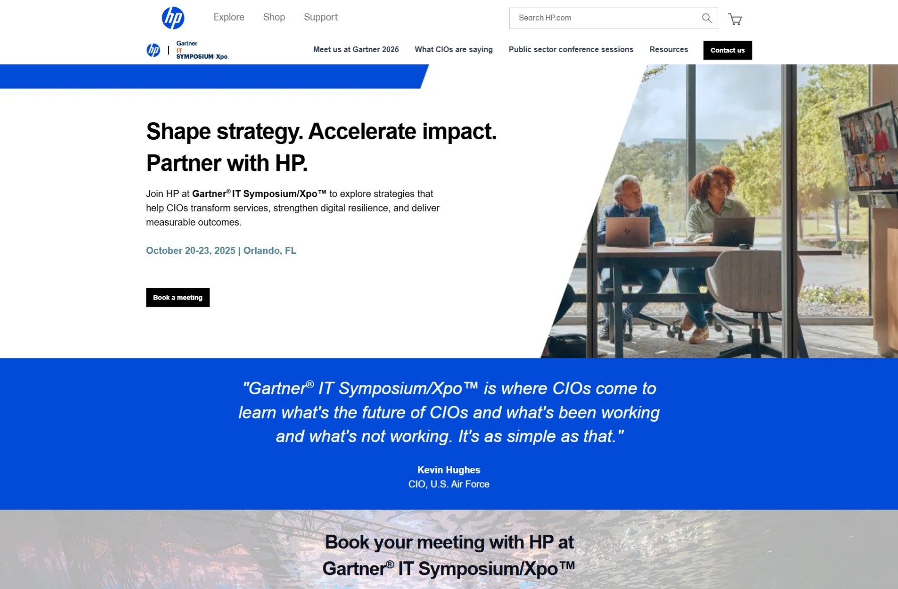 HP at Gartner® IT Symposium/Xpo™ | hp.com