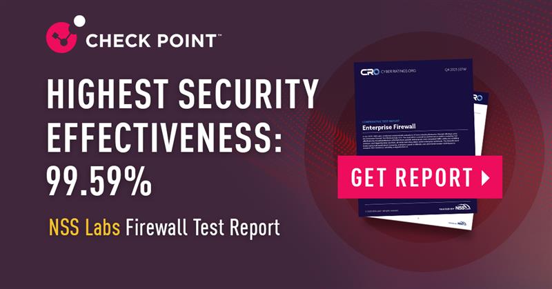 NSS Labs Enterprise Firewalls Report | Check Point Software