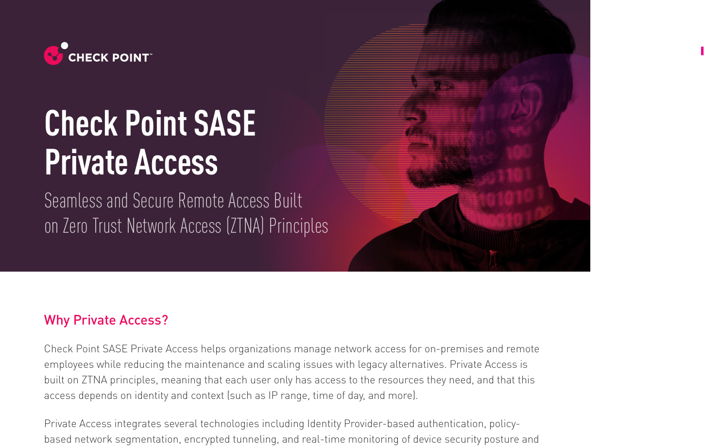 Datasheet | Check Point SASE Private Access | Check Point Software