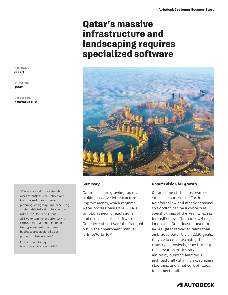 Qatar's massive infrastructure and landscaping reuqires specialized ...