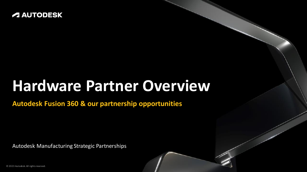 Hardware Partners at Autodesk Overview | Autodesk