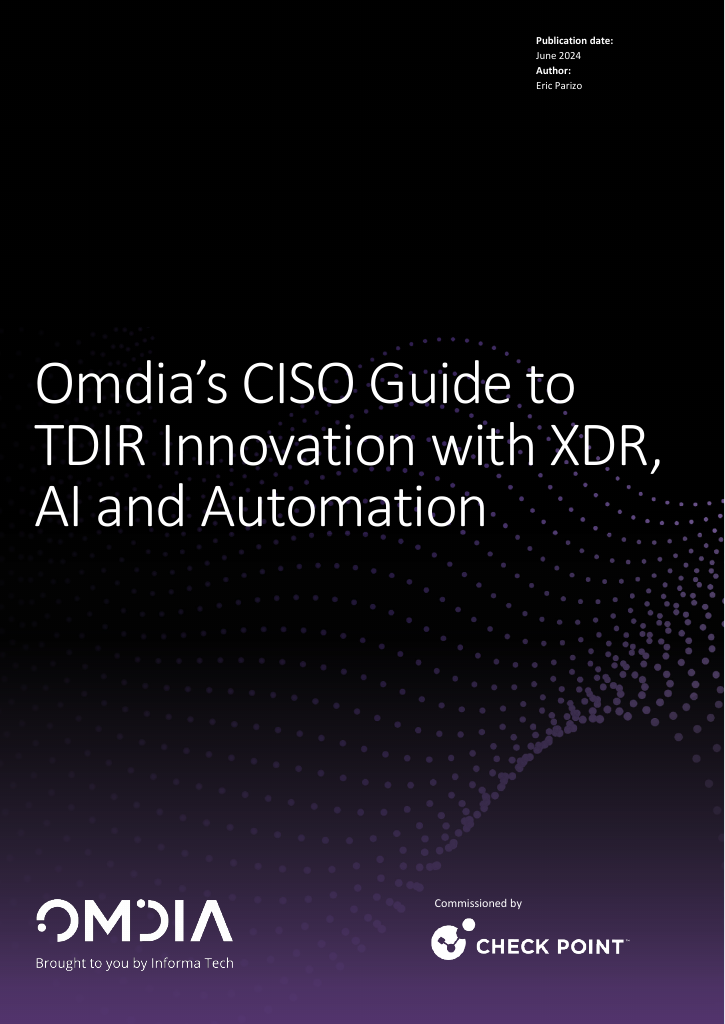 White Paper | CISO Guide to TDIR Innovation with XDR, AI and Automation ... White Paper | CISO Guide to TDIR Innovation with XDR, AI and Automation ...